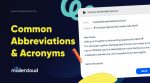 30+ Most Commonly Used Email Acronyms and Abbreviations